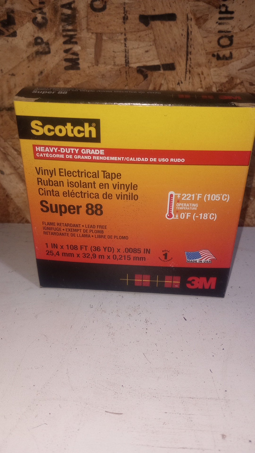 Scotch 3M Super 88 Vinyl Electrical Tape – Buyers Canada